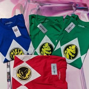 Hot Topic | Tops | Four Nwt Hot Topic Power Ranger Tshirts | Poshmark